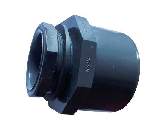 Raccords passe cloison PVC